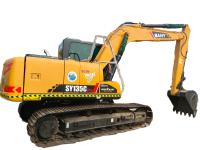 China 2022 Sany SY135 13 Ton Crawler Hydraulic Excavator 73 kW Isuzu Engine for sale