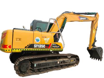 China 2022 Sany SY135 13 Ton Crawler Hydraulic Excavator 73 kW Isuzu Engine for sale