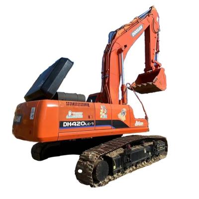 China Doosan DH420LC-7 Crawler Hydraulic Excavator 42 Ton 41200 kg Used Construction Equipment for sale