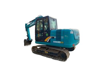 China Sunward SWE80E9 8 Ton Crawler Hydraulic Excavator with YANMAR 46.3 kW Engine for sale