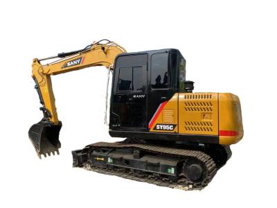 China Sany SY95C Pro Crawler Hydraulic Excavator 0.38m3 Bucket 60.7kW Engine for sale