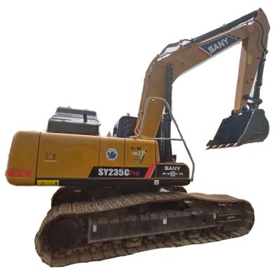 China Sany SY235C Used Hydraulic Excavator 23 Tons 128.5kW Crawler Mounted for sale
