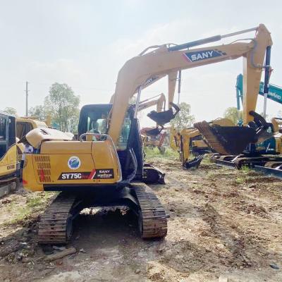 China Sany 75C Used Excavator 7280kg 43kW AU-4LE2X Engine 6120x2220x2720mm for sale