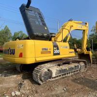 China Komatsu PC350 Hydraulic Excavator 1.3m3 Bucket 90% New Mini Crawler Excavator 173KW for sale
