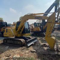 China Komatsu PC60 Hydraulic Mini Crawler Excavator 6 Tons 40.7 kW Wear Resistant Bucket for sale