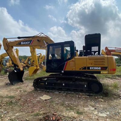 China Used Sany SY205C Excavator 21500kg 1.1m3 Bucket Hydraulic Crawler 2022 for sale