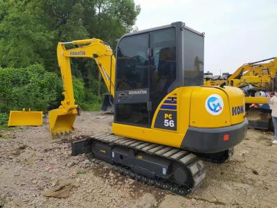 China Komatsu PC56 Used Compact Excavator 5300kg 0.22m3 Bucket Second Hand Excavator for sale