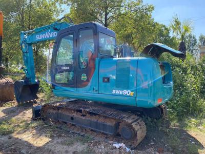 China Sunward SWE90E 8900kg Crawler Hydraulic Excavator 54.6kW for Urban Construction for sale