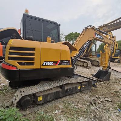 China Sany SY60C Pro 6 Ton Crawler Hydraulic Excavator 0.25m3 Bucket 36kW for sale