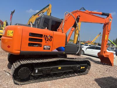 China 8140mm Used Hitachi 120 Excavator 12 Ton Low Fuel Consumption Engine 73KW for sale