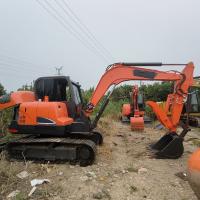 China Used Doosan DX60 Excavator 6 Ton 0.21m3 Bucket 39.7KW Engine 3805mm Dig Depth for sale
