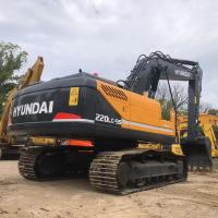 China Used Hyundai 220LC-9S Excavator 136KW Engine 22100kg Operating Weight for sale