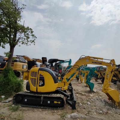 China Used Komatsu PC30 Excavator 3 Ton 2835mm Digging Depth 3135mm Dumping Height for sale