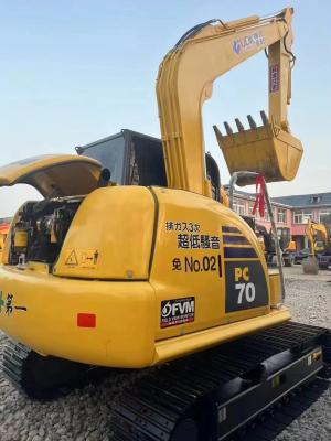 China Komatsu PC70-8 Excavator 0.39m3 Bucket 6500kg Operating Mass for Construction for sale