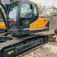 China Used Hyundai 220LC-9S Excavator 136KW Engine 22100kg Operating Weight for sale