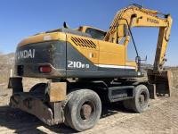 China Hyundai R210W-9 Wheel Excavator 21 Ton 124 kW Used Construction Machine for sale