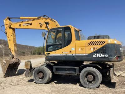 China Hyundai R210W-9 Wheel Excavator 21 Ton 124 kW Used Construction Machine for sale