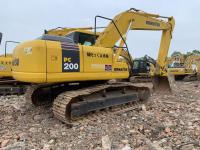 China Secondhand Komatsu PC200-7 Excavator 19900kg 0.8m3 Bucket Hydraulic Mining Machinery for sale