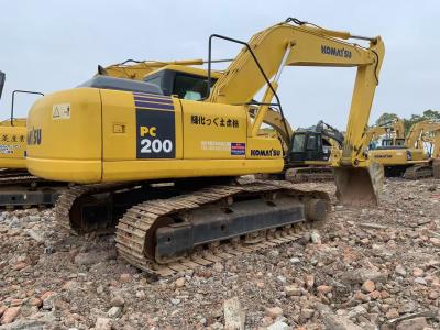 China Secondhand Komatsu PC200-7 Excavator 19900kg 0.8m3 Bucket Hydraulic Mining Machinery for sale