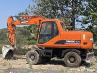 China Doosan DH150W Hydraulic Wheel Excavator 12 Ton 96kW Used 2022 for sale