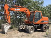 China Doosan DH150W Hydraulic Wheel Excavator 12 Ton 96kW Used 2022 for sale