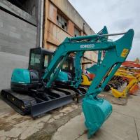 China Kobelco SK55SR Excavator Strengthened Working Device Loading Frame and Power Output for sale