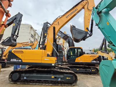 China Used Hyundai Excavator 220LC-9S 136KW Engine Power 22100kg Operating Weight for sale