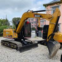 China Advanced Hydraulic System Used Sany75Cpro Excavator for Stable Working Performance for sale