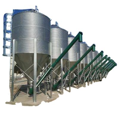 China Good Price Cost Stainless Steel Grain Storage Silo Poultry Chicken Feed Silo Grain Silo for sale