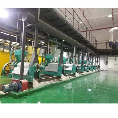 China Large scale high yield cooking oil production machine oil pressing line for sale for sale