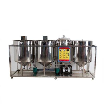 China Automatic small scale stainless steel sesame edible oil Refinery machine with high quality for sale