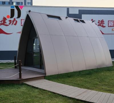 China Modern Luxury Steel Structure Prefab Houses Villas in Q235 Carbon Structural Steel for sale