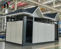 China Modern Luxury Steel Structure Prefab Houses Villas in Q235 Carbon Structural Steel for sale