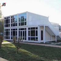 China Steel Workshop Technology Container Office Flat Pack Container House as Dormitory for sale