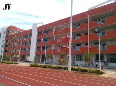 China JY106 Painted/Hot Galvanised Customized High Rise Steel Structure Office Hotel Building for sale