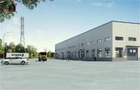 China Member Steel Column Easy Installation Light Steel Structure Cow Shed for 50m2 Dairy Farm for sale