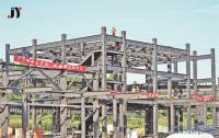 China Prefabricated Steel Structure Show Room Shopping Mall Design for High Rise Building for sale