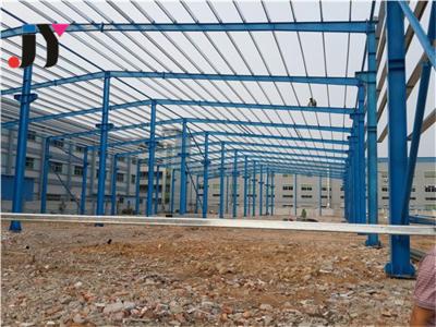China Prefabricated Steel Warehouse / Workshop / Hangar / Hall with H-Section Steel Structure for sale