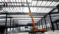 China Hot-Rolled Steel Easy Build Warehouse for Commercial and Agriculture Buildings Tolearance 1% for sale