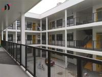 China Prefabricated High Rise Steel Structure Apartments Hotel Building at with GB Standard for sale