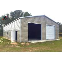 China Hot Galvanised Steel Structure Metal Prefabricated Garages and Sheds for Small Spaces for sale