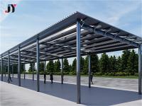 China Hot-Rolled Steel Forming -Style Portable Prefabricated Steel Structure Building Garage for sale