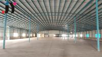 China Q235 Carbon Structural Steel Prefab Steel Structure Hangar Metal Garage Shed Building for sale