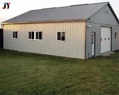 China Wall Stud Prefab Metal Building Steel Structure Construction Car Garage and Carport for sale