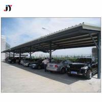 China Durable Prefab H-Section Steel All Weather Steel Frame Outdoor Car Garage with Apex Roof for sale