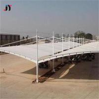 China Car Parking Shed Steel Workshop Strength Steel Structure for Event Fabric Roof Garages for sale