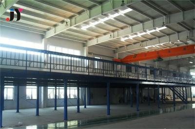 China Customized Multi-Tier Loft Mezzanine Floor Platform Racking with Steel Structure Bridge for sale