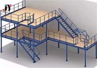 China Large and Warehouse Member Steel Column Heavy Duty Mezzanine Rack Attic Shelf 20-30m2 for sale