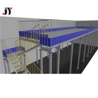 China H-Section Steel Warehouse Mezzanine Multi Layer Heavy Duty Metal Second Platform Storage Racking Support for sale