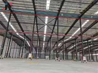 China Large Span Space Warehouse Metal Steel Roof Truss Space Frame with Steel Column Member for sale